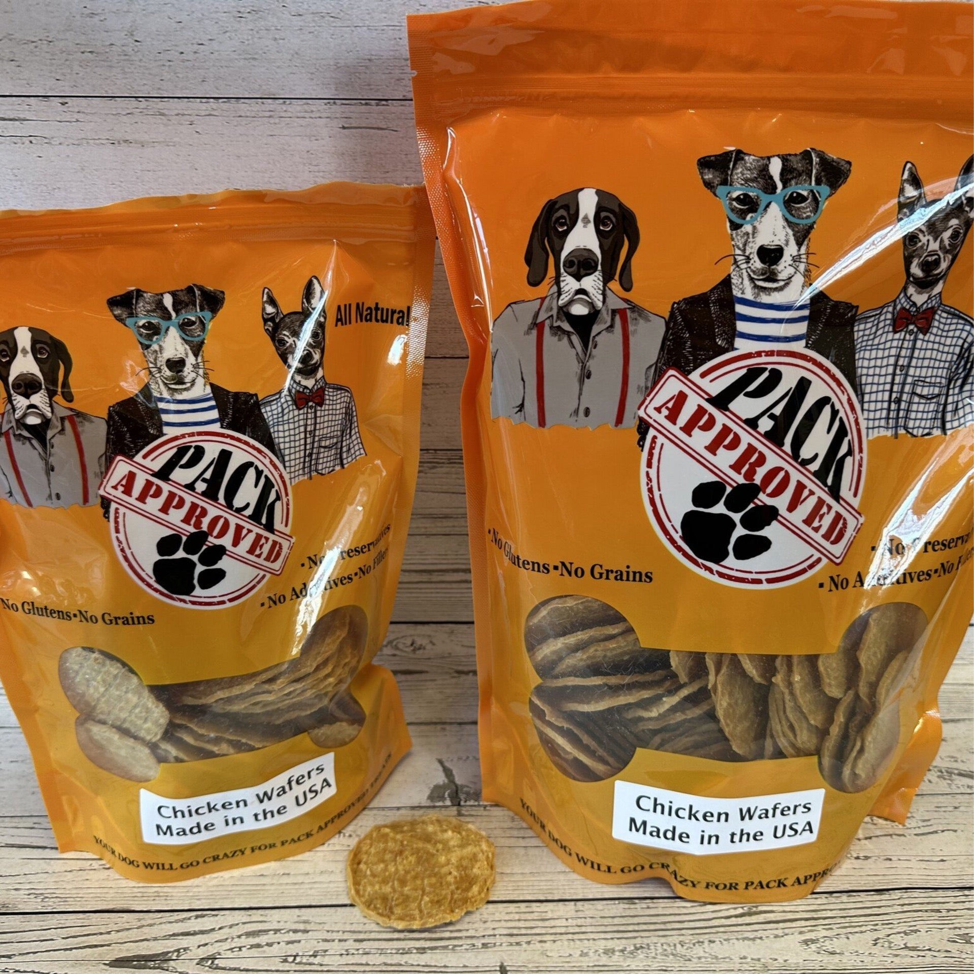 Pack Approved Chicken Wafers | The Pup Pantry